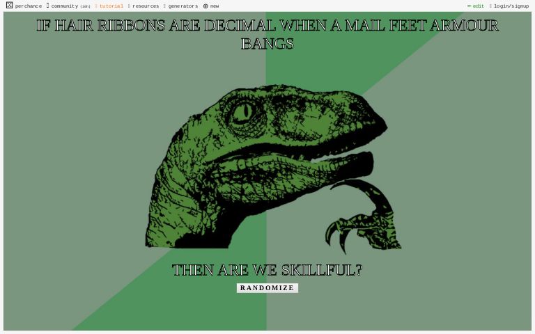 Asdfghjk Philosoraptor 0987654 ― Perchance Generator