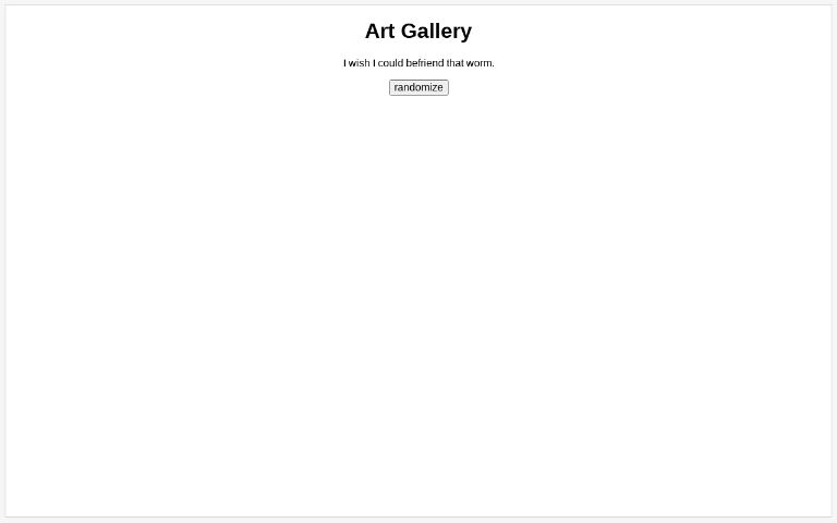 Art Gallery ― Perchance Generator