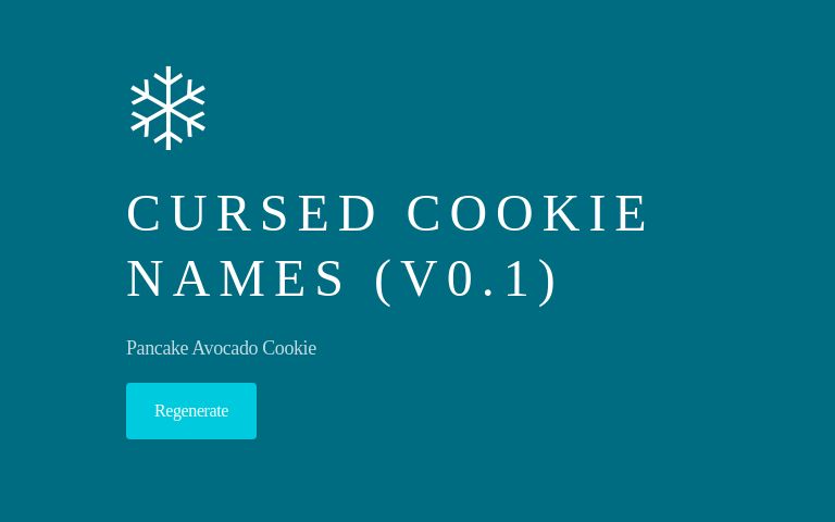 random names (v0.1) ― Perchance Generator