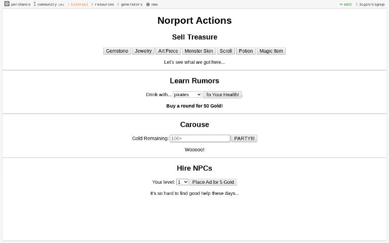 Norport Actions ― Perchance Generator