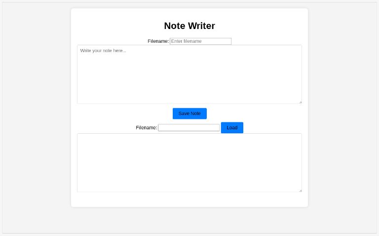 Note Writer ― Perchance Generator