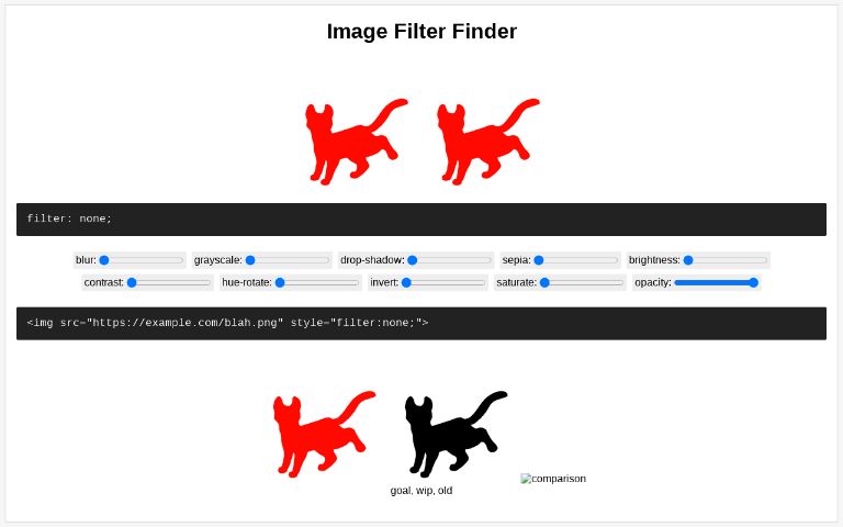 Image Filter Finder ― Perchance Generator