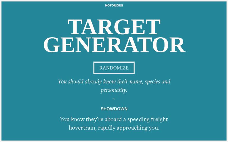 TARGET GENERATOR