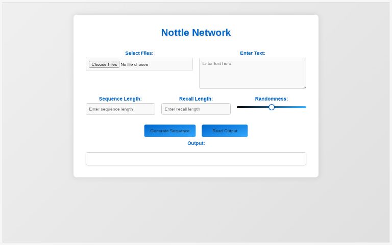 Nottle Network ― Perchance Generator