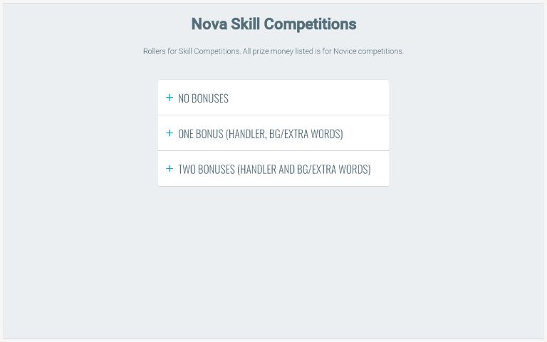 Nova Skill Competitions ― Perchance Generator