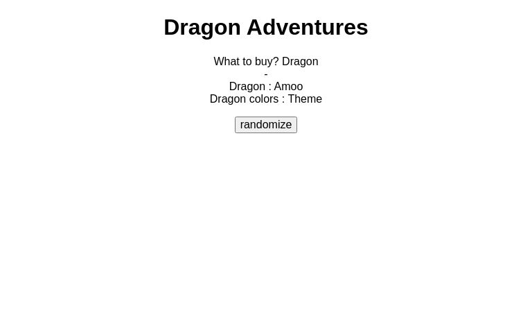 Dragon Adventures ― Perchance Generator