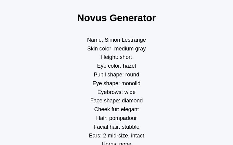 Novus Generator