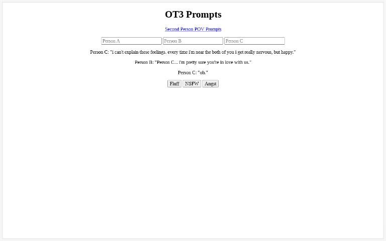 OT3 Prompts ― Perchance Generator