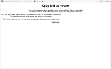 Kpop Idol Generator