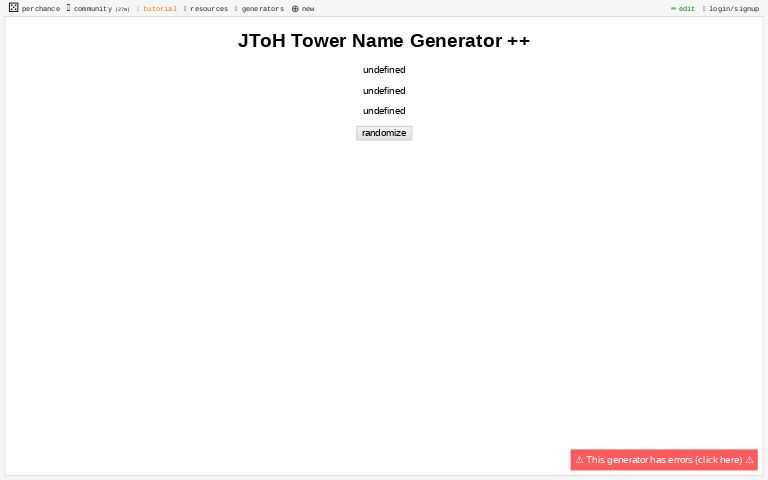 JToH Tower Name Generator