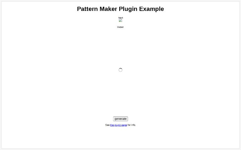 Pattern Maker Plugin Example