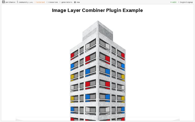 Image Layer Combiner Plugin Example