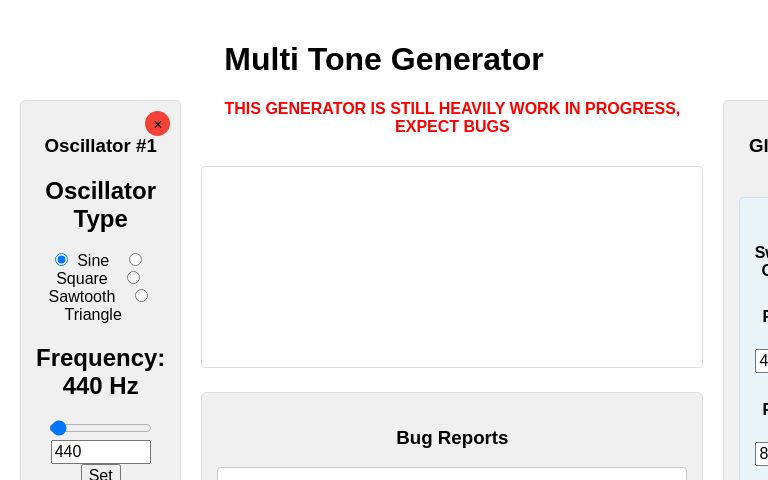 Multi Tone Generator