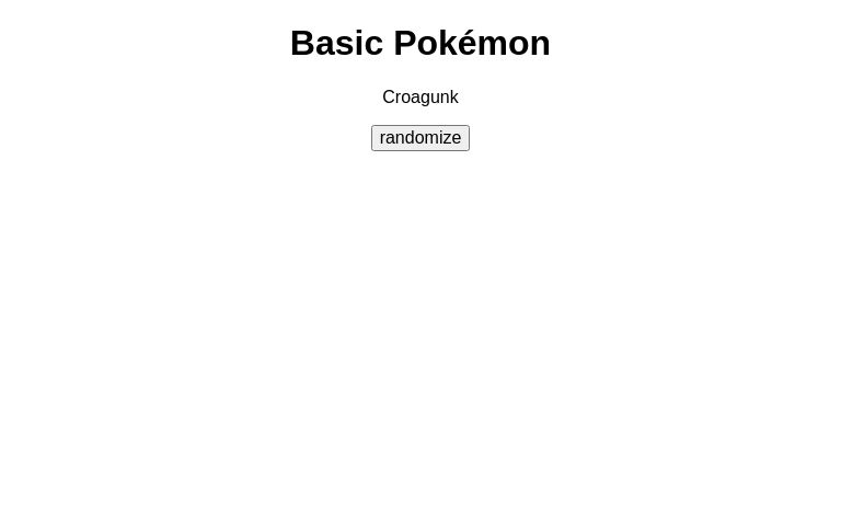 Basic Pokémon ― Perchance Generator