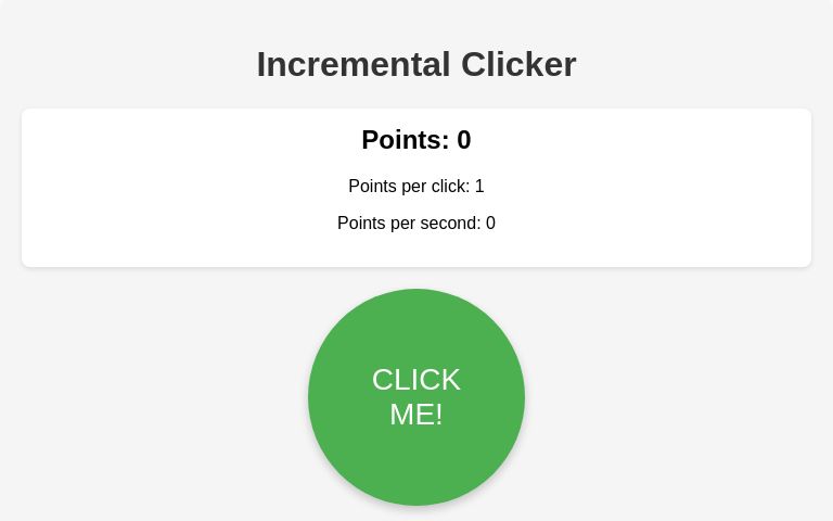 Incremental Clicker ― Perchance Generator