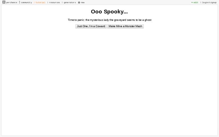 Ooo Spooky... ― Perchance Generator