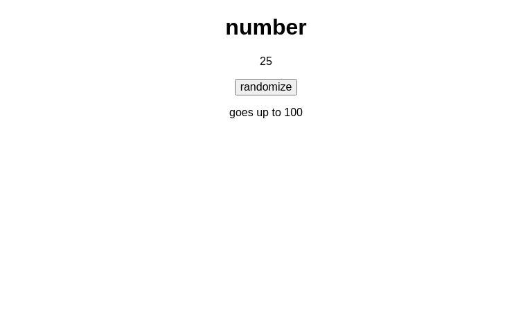 number ― Perchance Generator