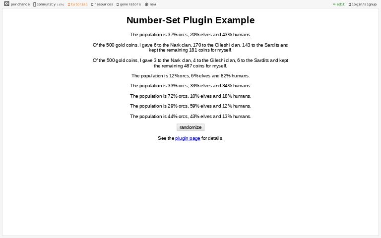Number-Set Plugin Example