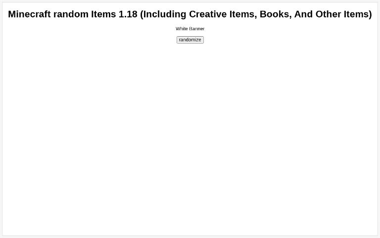 Minecraft random Items 1.18 (Including Creative Items, Books, And Other ...