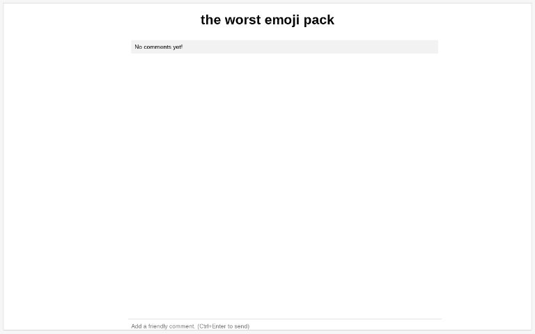 the worst emoji pack ― Perchance Generator