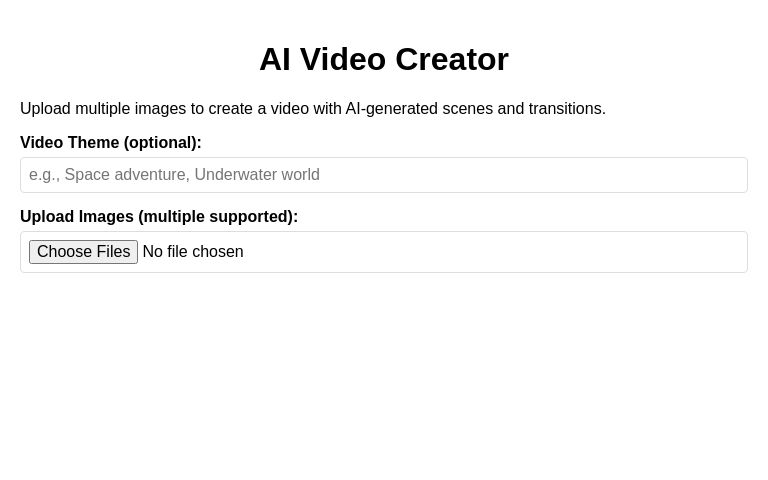 AI Video Creator ― Perchance Generator