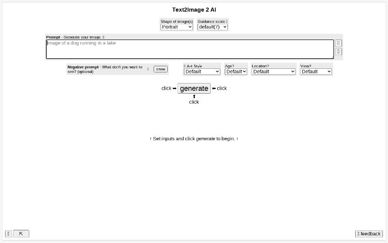 Text2Image v1 ― Perchance Generator