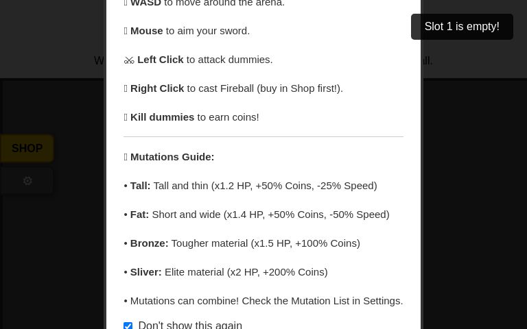 Roblox Dummy Slayer ― Perchance Generator