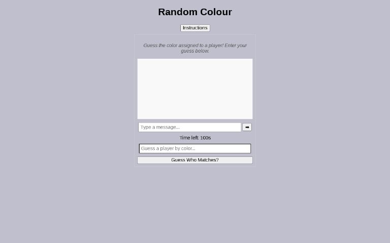 Random Colour ― Perchance Generator