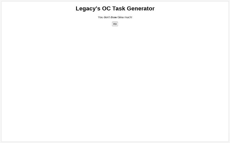 Legacy's OC Task Generator