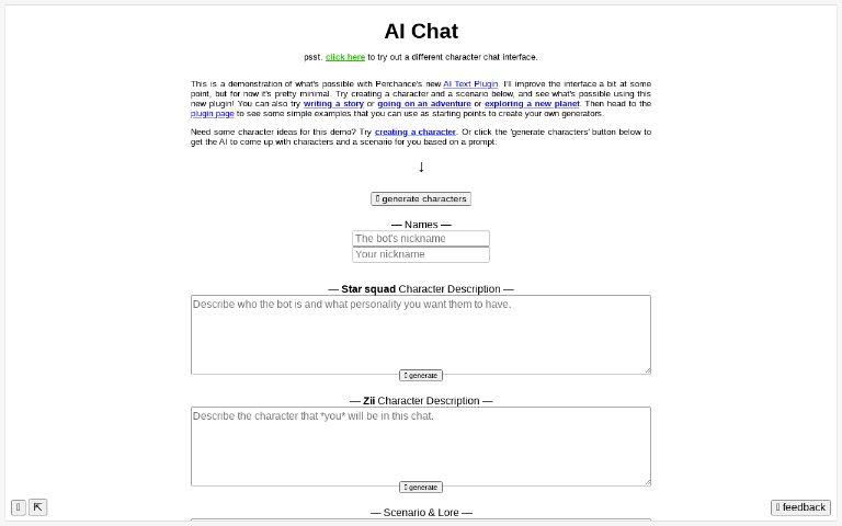 AI Chat & Roleplay (free, no sign-up, fast, unlimited)