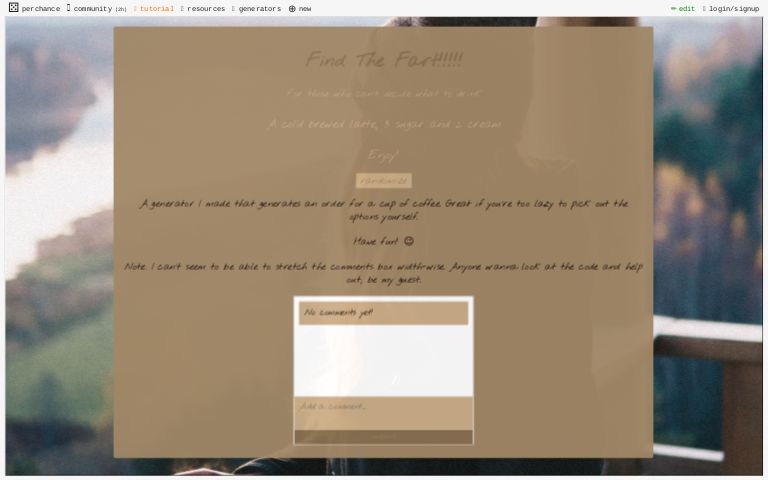 Find The Fart!!!!! ― Perchance Generator