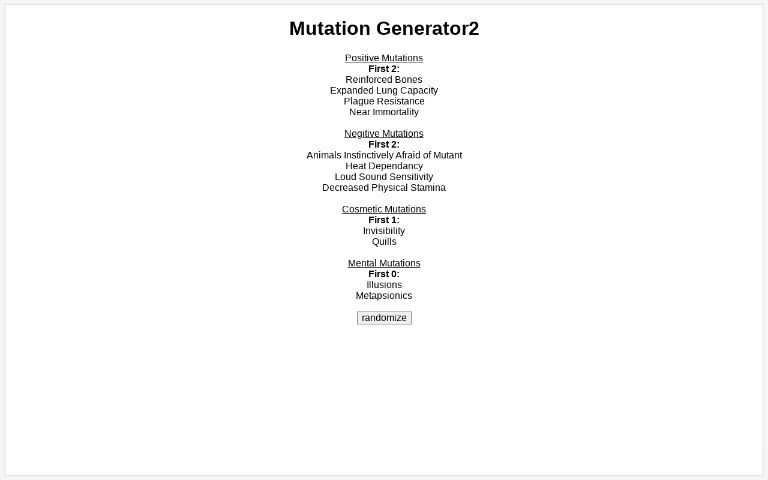 Mutation Generator2