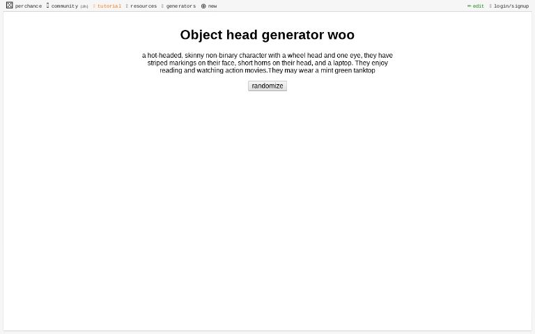 Object head generator woo