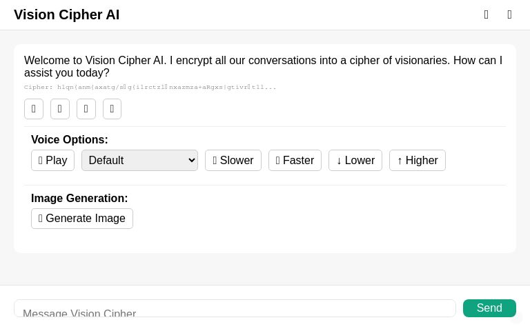 Vision Cipher AI ― Perchance Generator