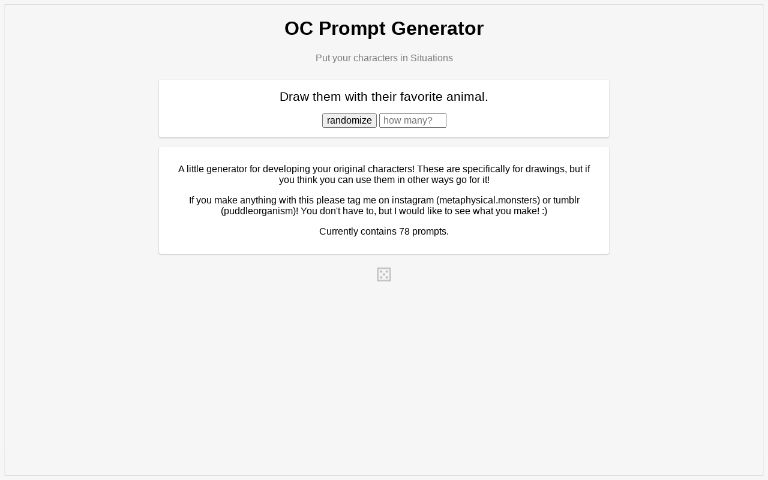 OC Prompt Generator