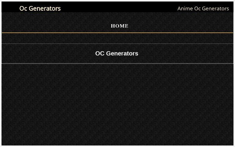 Home ― Perchance Generator