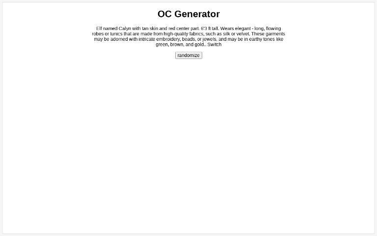 OC Generator