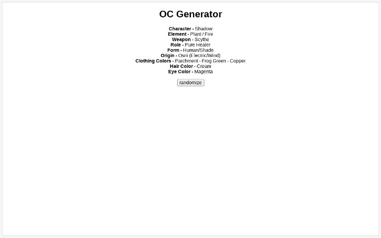 OC Generator