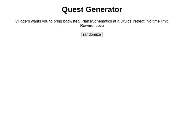 Quest Generator
