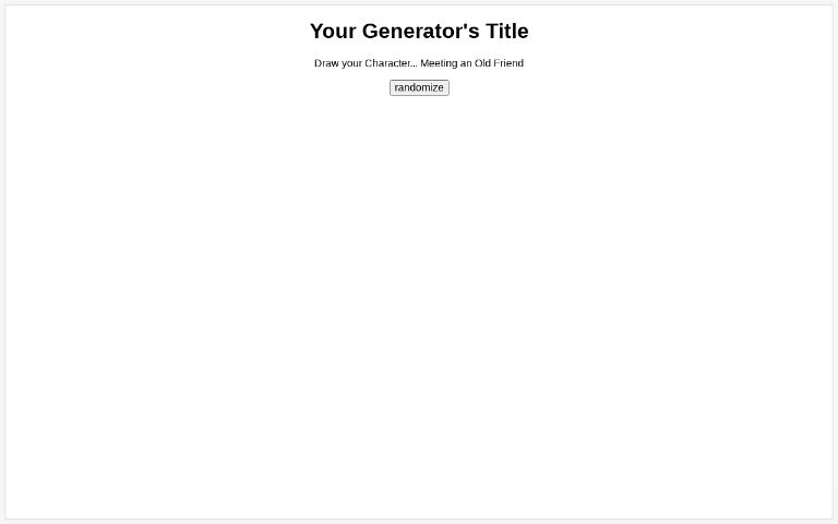 Ocdrawingideas ― Perchance Generator