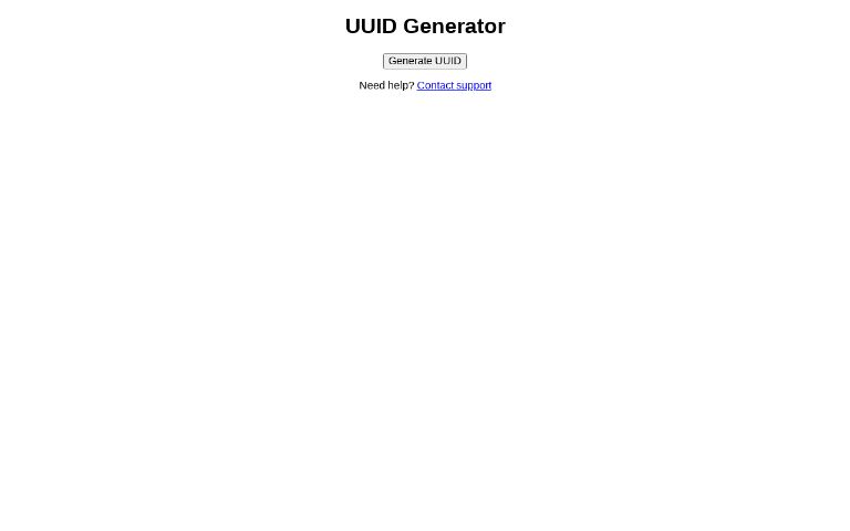 UUID Generator