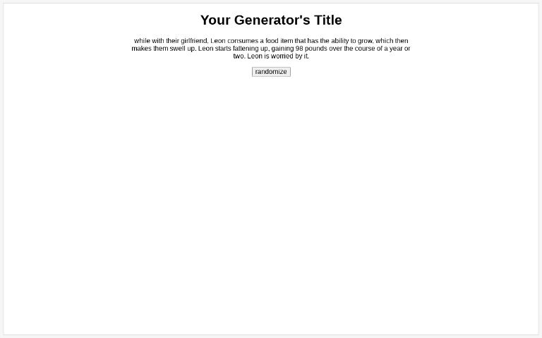 Oddprompts ― Perchance Generator