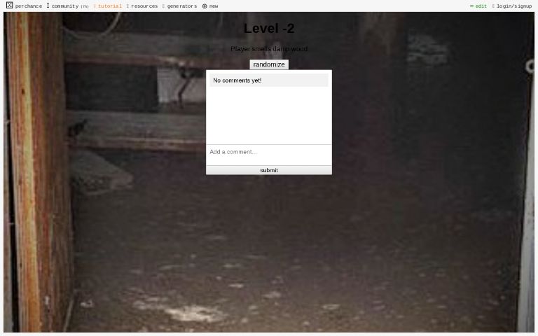 Level -2 ― Perchance Generator