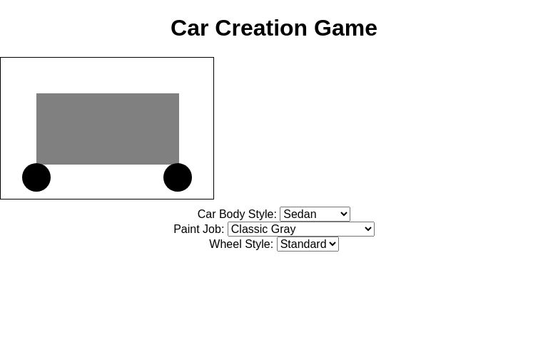 Car Creation Game ― Perchance Generator