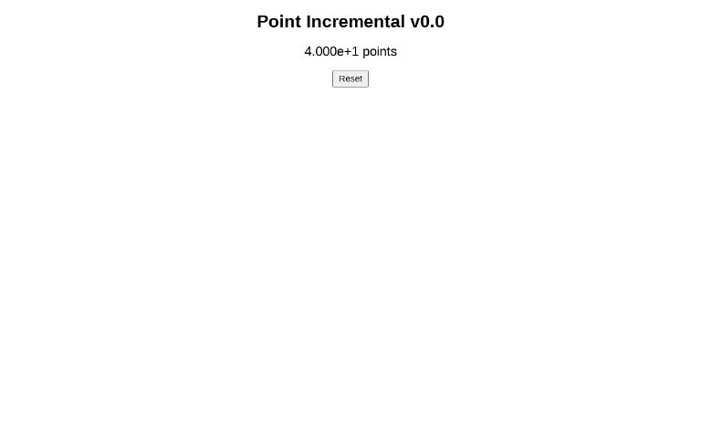 Point Incremental v0.0 ― Perchance Generator