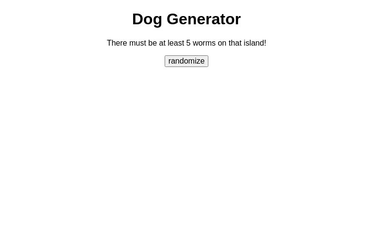 Dog Generator