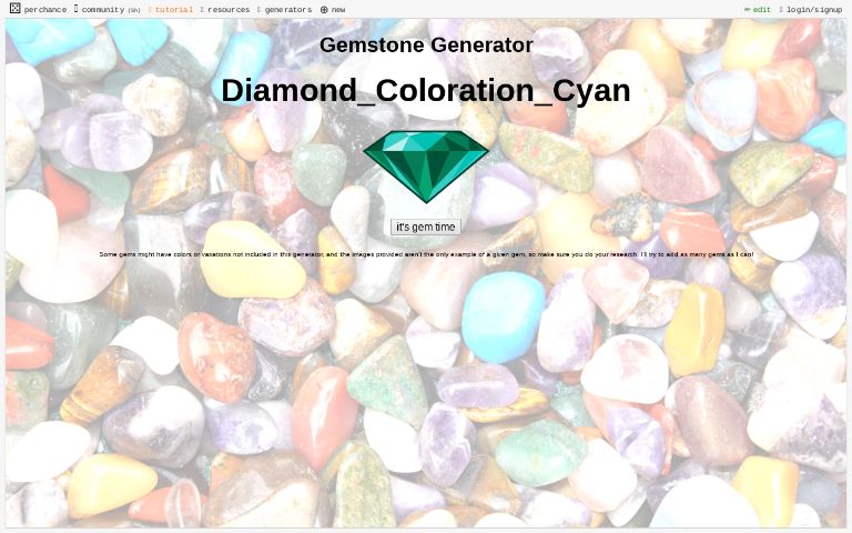 Gemstone Generator