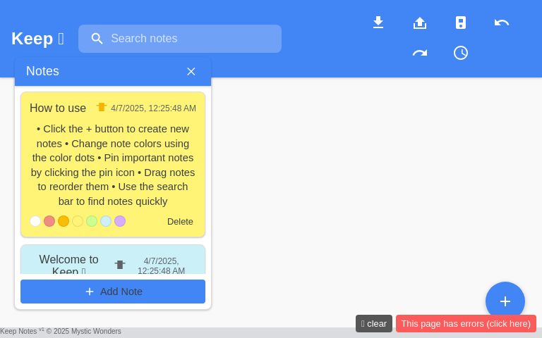 Keep 🧠 ― Perchance Generator