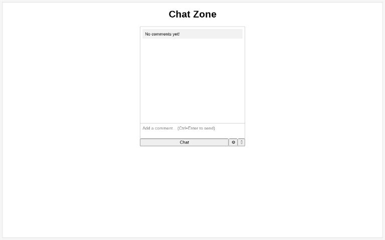 Chat Zone