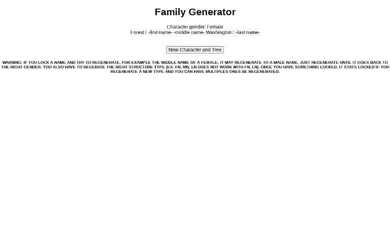 Family Generator